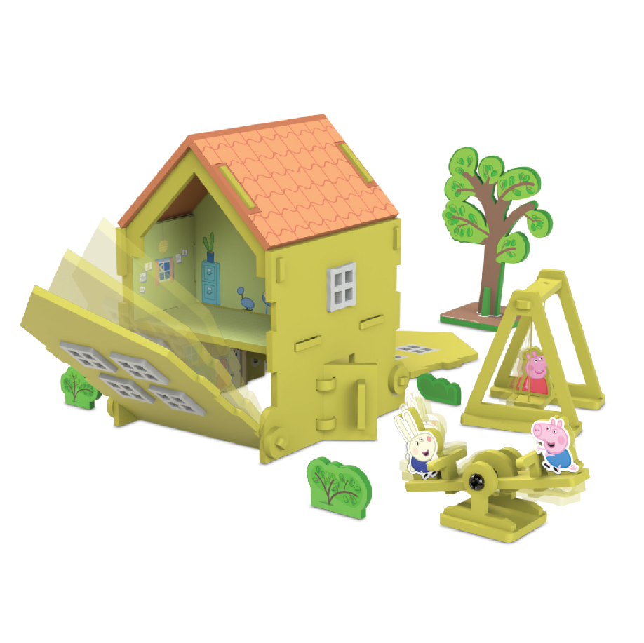 3D Build N' Play Peppa Pig House Set For Kids 3+ Years